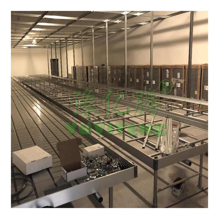Greenhouse 4x8 Flood Rolling Bench - Hydroponic Growing Table