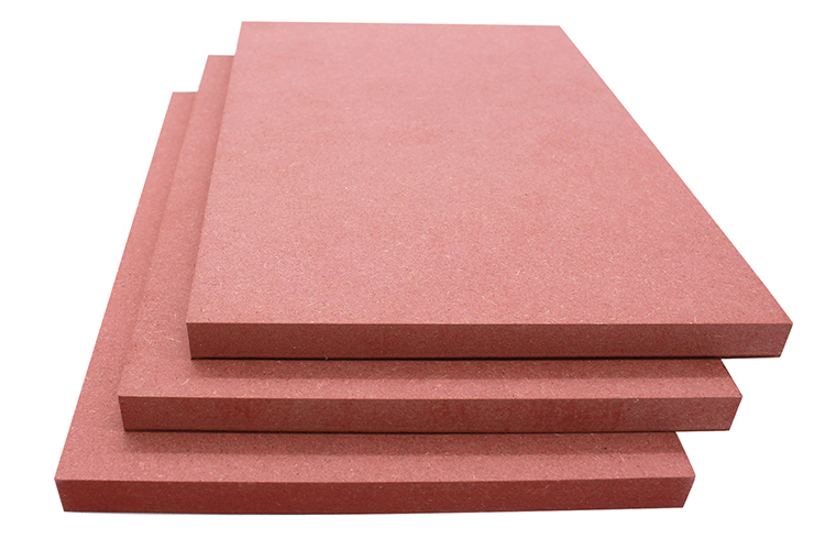 China 9mm 12mm 18mm 25mm Red Flame-retardant MDF Fireproof MDF Bo ...