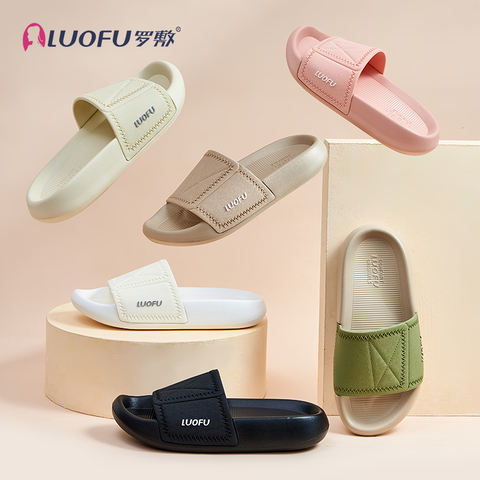 Luofu New Design Original Slides Slippers Eva High Elastic Thick Soft ...