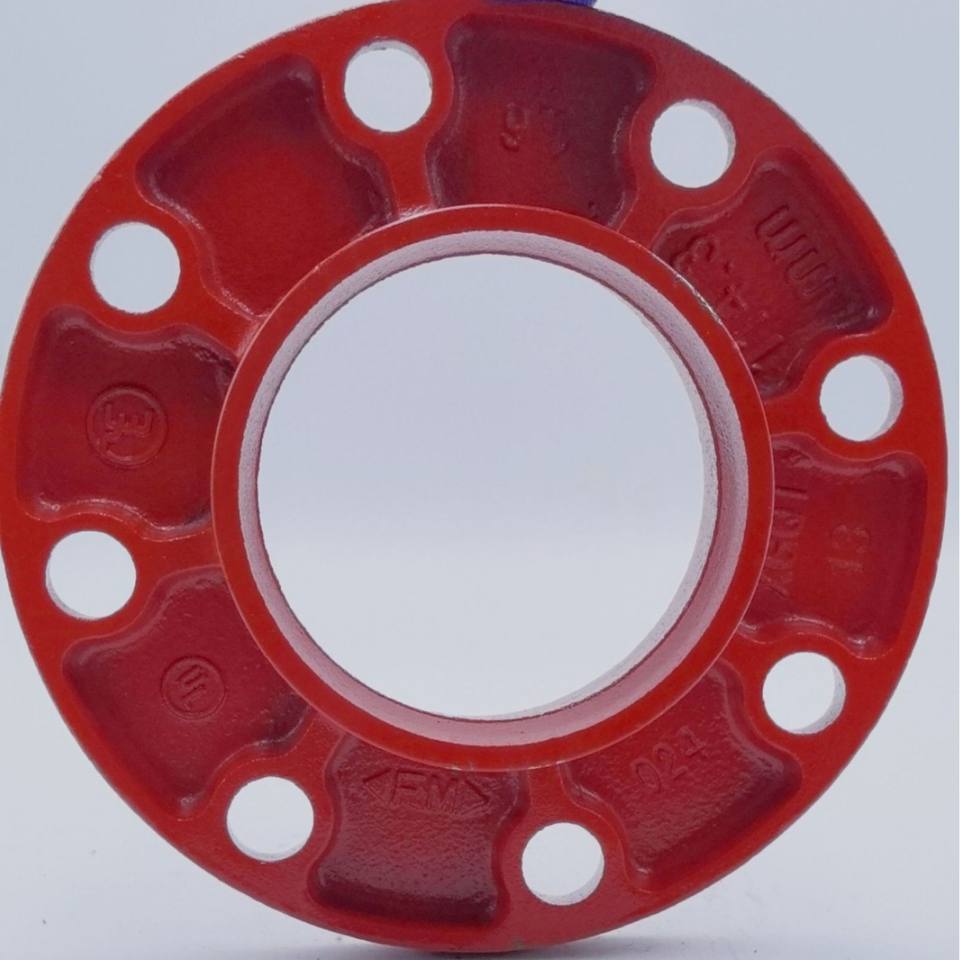 Grooved Flange Adapter, ASTM/EN Standard, DN50-DN300, for Fire ...