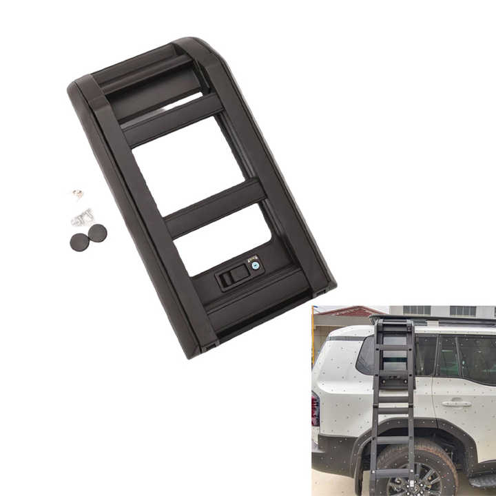 KLT Auto Parts Aluminum Telescopic Black Side Ladder Tailladder for ...