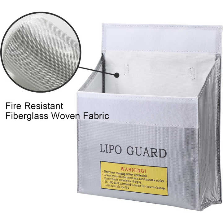 YHX Fireproof & Explosion-Proof Safe Guard Bag for RC Lipo Battery ...