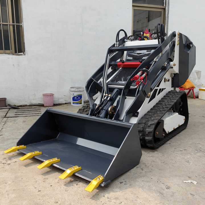 Earth Moving Machinery Mini Tracked Skid Steer Loader 25HP Small Mini Track Skid Steer for Sale ...