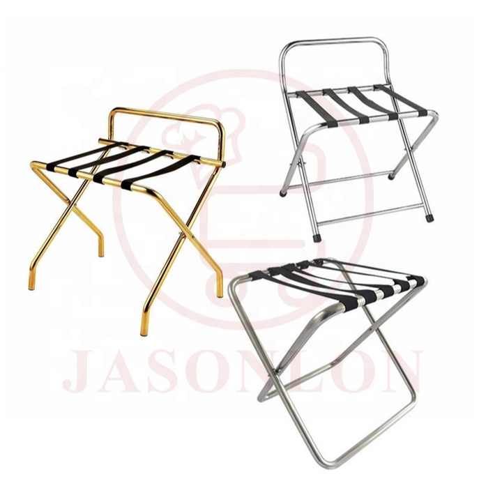 Stainless Steel Foldable Luggage Racks for Hotel Rooms