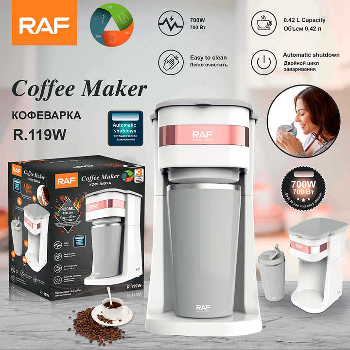 RAF Capsule Portable Coffee Maker - Enjoy Anytime Coffee