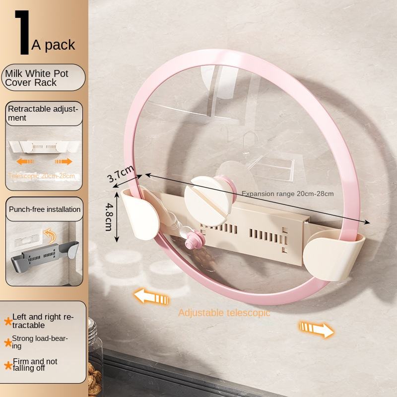 Household Non-drilling Storage Rack Adjustable and Retractable Cutting ...