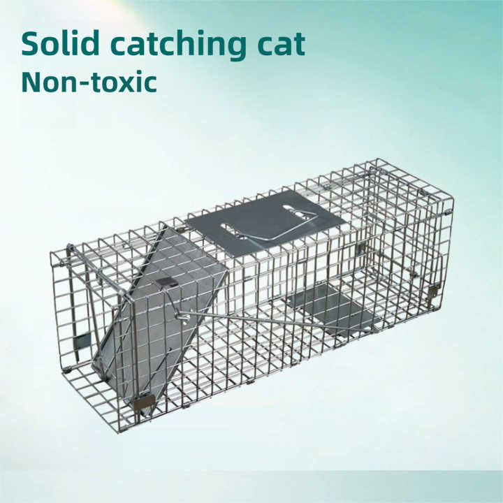 Automatic Foldable Cat Cage Metal Galvanized Wire Design for Outdoor ...