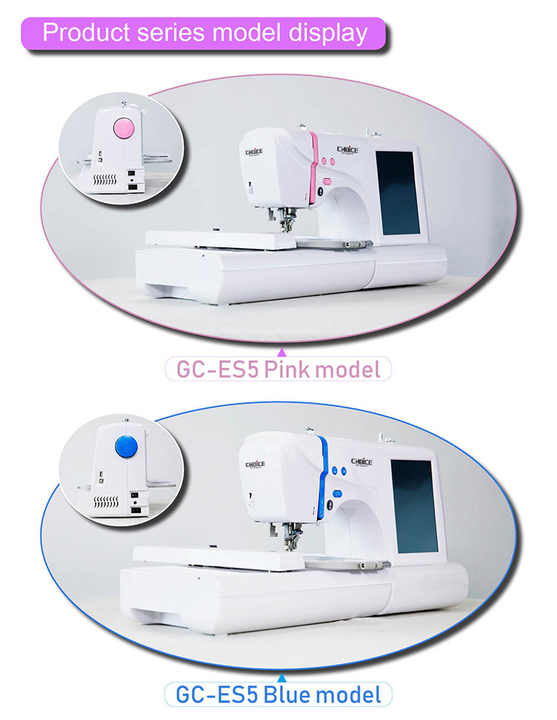 ES5 Computerized Automatic Touch Screen Button Hole Zigzag Multi ...