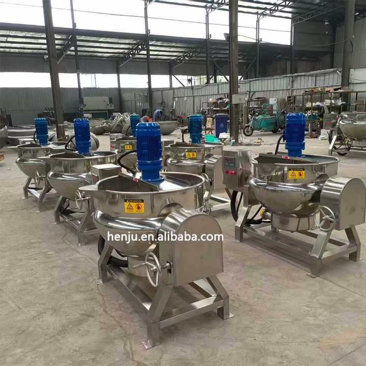 300l 500l Stainless Steel Tilting Planetary Gas Electric Food Cooking ...