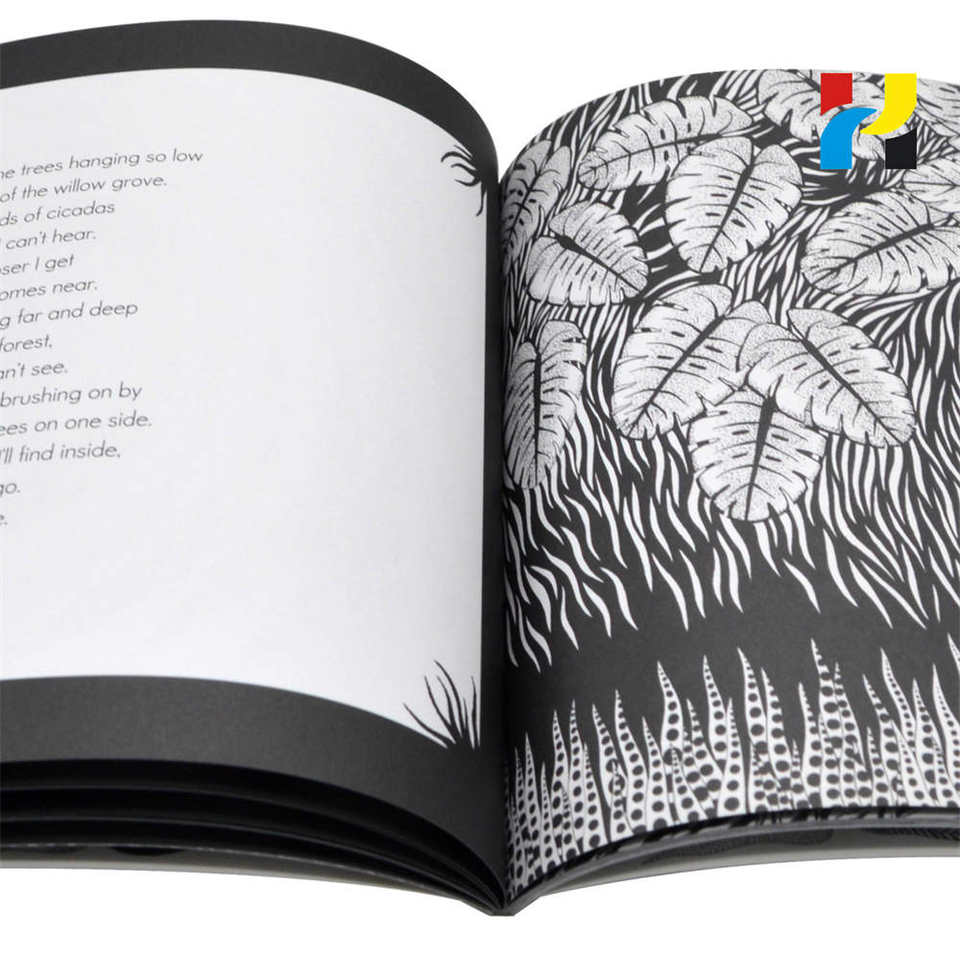 A4 Size Black and White User Manual Thread Stitching Creative Art Book ...