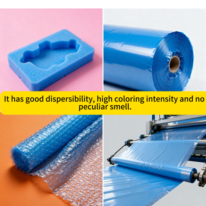 High-Quality Masterbatch PP Dark Blue for Plastic Film Blown Film Cast ...
