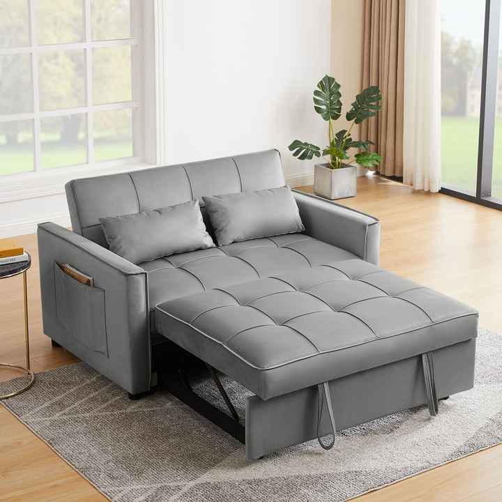 Sofa Divan Dual-Purpose Bedroom Modern Sleeper Sofa Bed Simple Pull Out ...