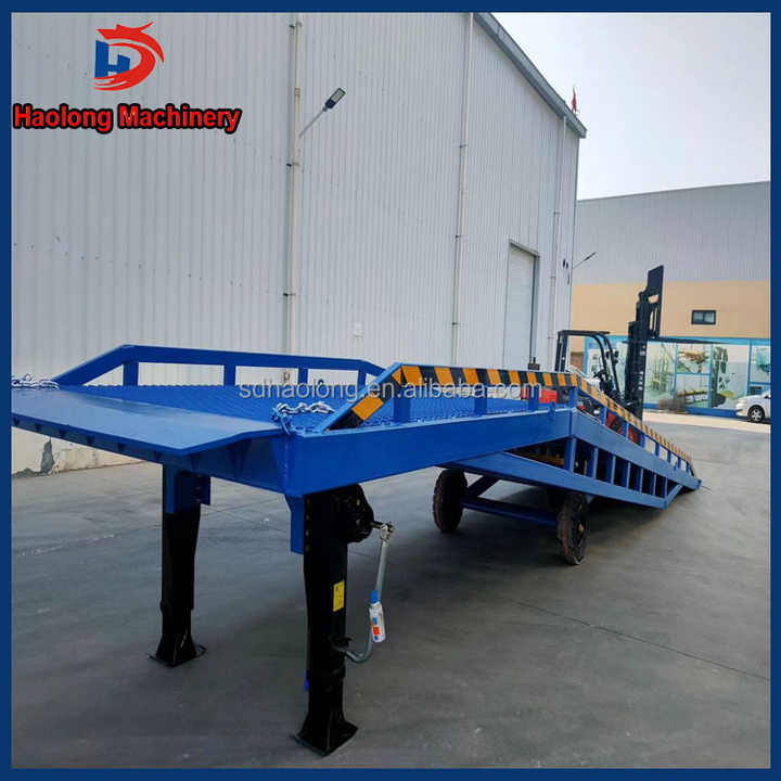 10 Ton Mobile Forklift Ramp Loading Platform Movable Slope Load ...