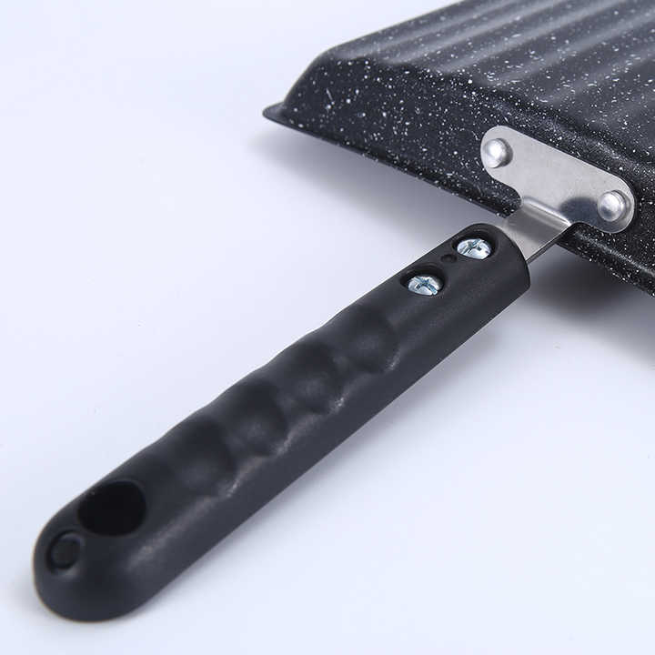 Square Frying Pan Carbon Steel Non-stick Arch square Shape with ...