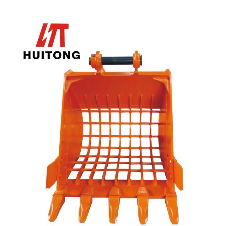 Seau squelette de roche électrique, seau à tamis pour pelle, fixation ...