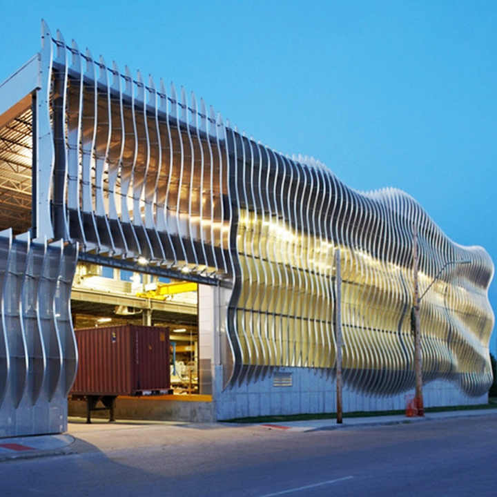 Exterior Wall Decorative Aluminum Metal Louver Facade