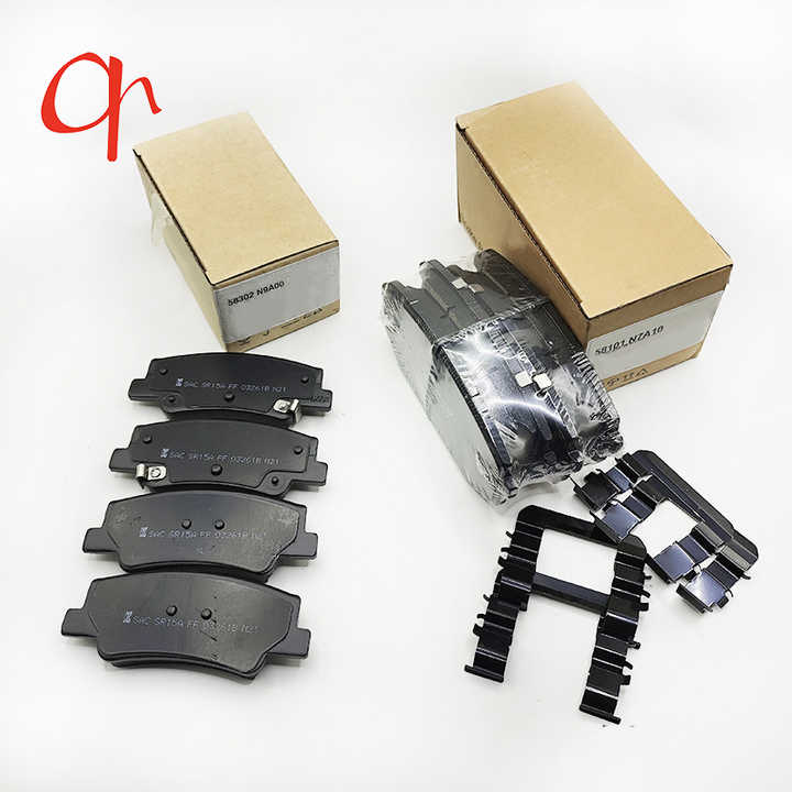 Front Brake Pads & Rear Brake Pad for Hyundai Kia - 58302-N9A00, 58101 ...