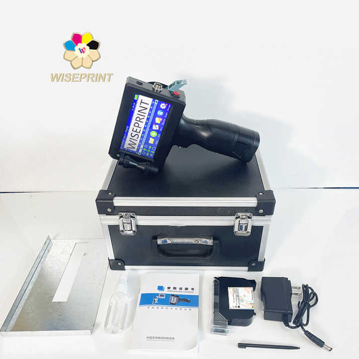 WISEPRINT TIJ Logo Handheld Printing Machine Mobile Inkjet Pen Metal ...