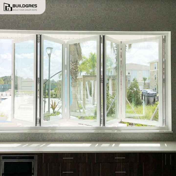 Buildgres Luxury Accordion Folding CE Certified Folding windows for ...