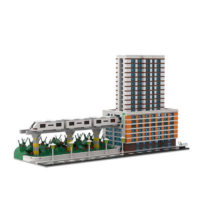 Supplier MOC Design Assembly Custom Bricks Street View Series World ...