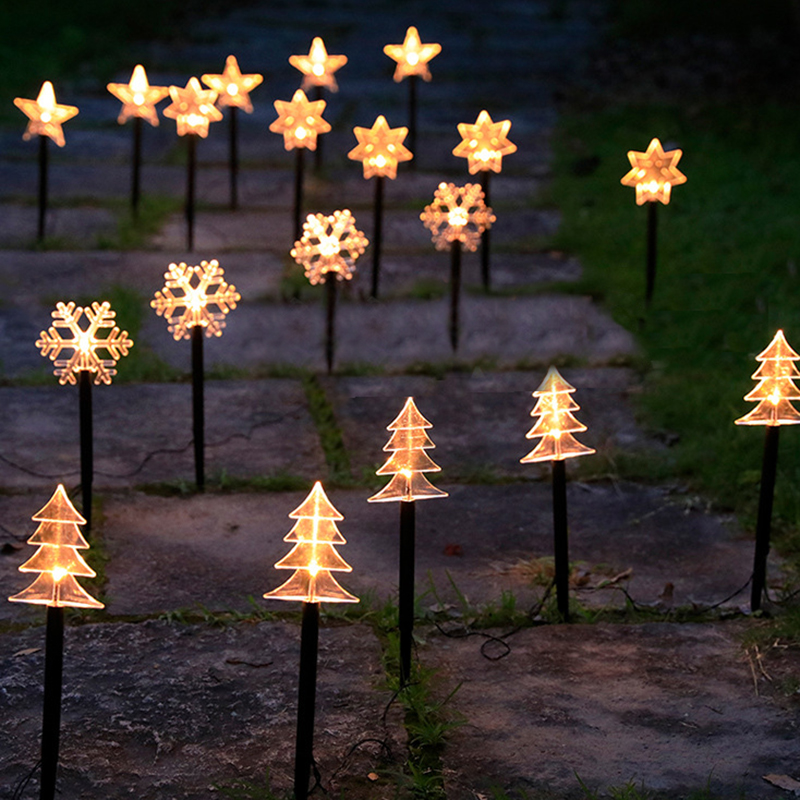 DM23030-35 Battery box/ Solar powered Christmas series LED Garden ...