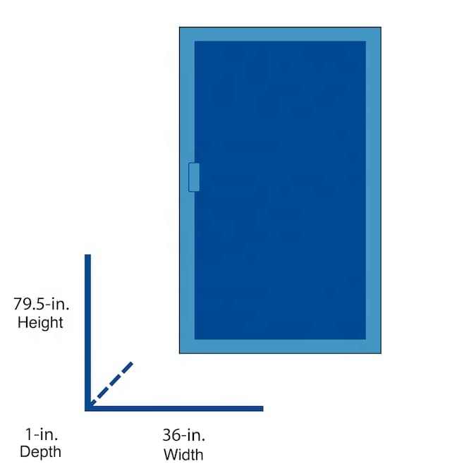 30in X 80in Aluminum Frame Sliding Screen Door - Durable & Waterproof