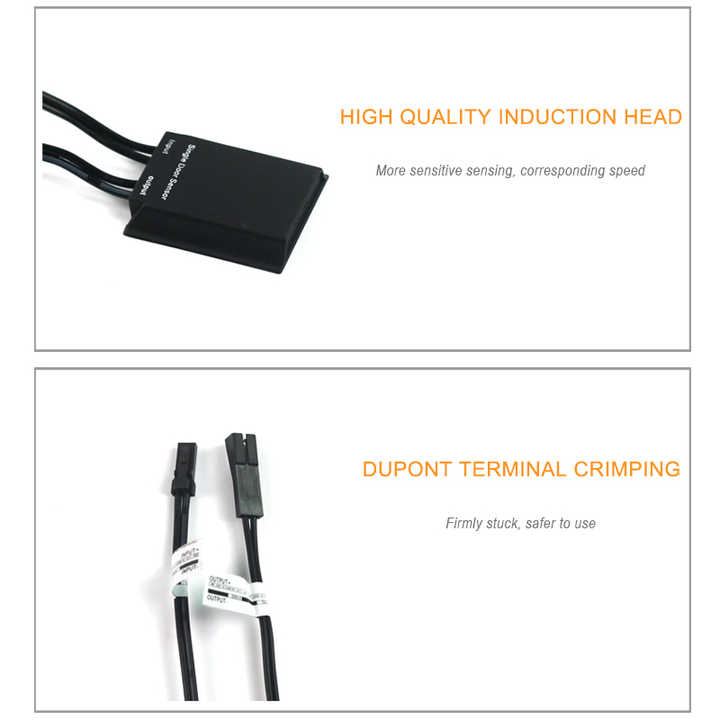 Ultrathin Black IR Sensor Switch DC12/24V Surface Mount Single Door ...