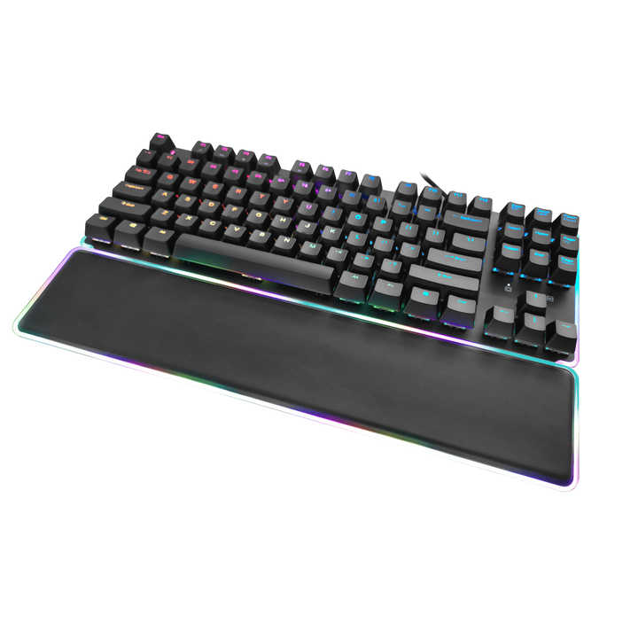 104 Keys Arabic Ergonomic Multimedia Mechanical Gaming Keyboard Wired ...