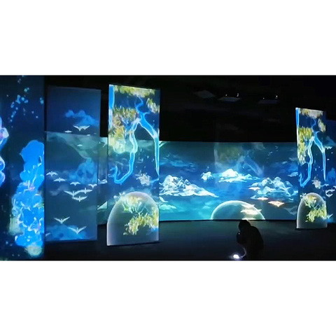Transparent Holographic Mesh Projector Screen 3D Hologram Projection ...