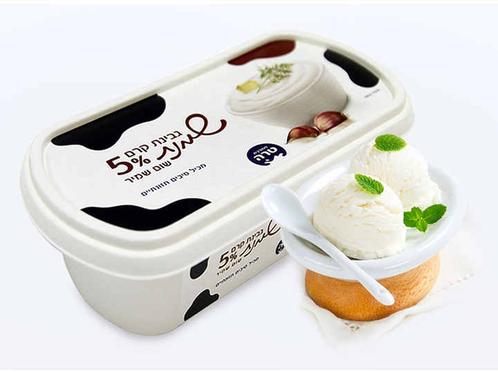 2000ml Wholesale PP Ice Cream Containers rectangular Plastic Ice Cream ...
