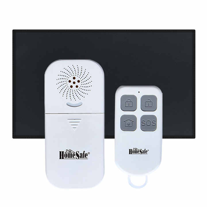 HOMESAFE Pressure Mat Alarm with Remote Control for Security