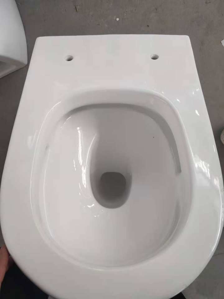 Wall Hung Toilet P-trap 180mm Round Wc Pan for Concealed Cistern or ...