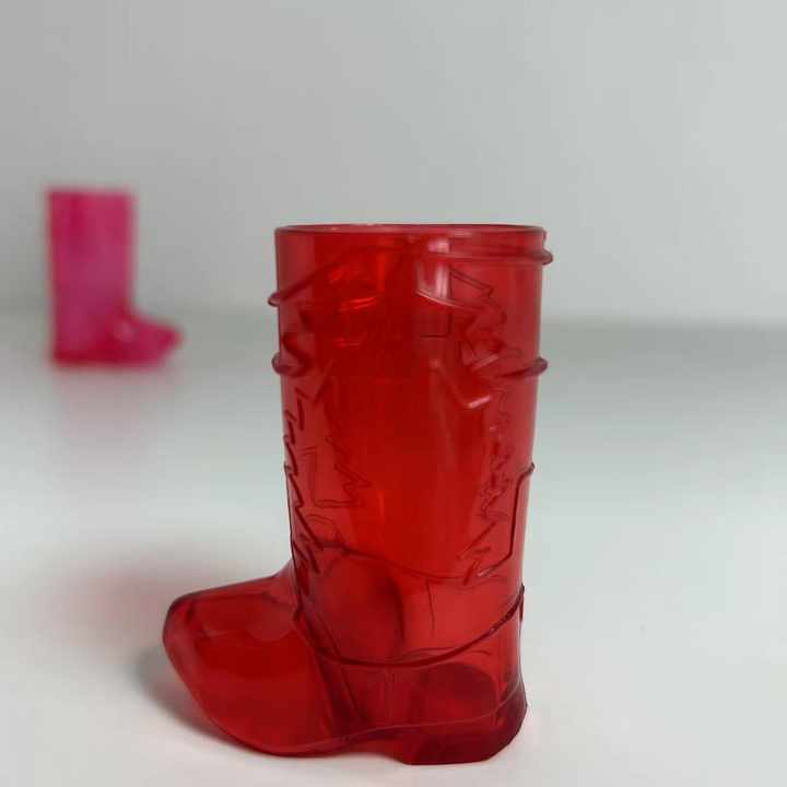 1 oz Mini Plastic Boot Cups Cowboy Boot Shot Glasses Mini Boot Shot ...