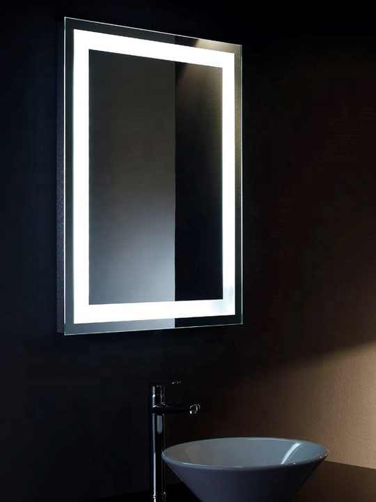 CE IP44 SAA Bath Room Mirror Listed Aluminum Framed Fog Resistant Hotel ...