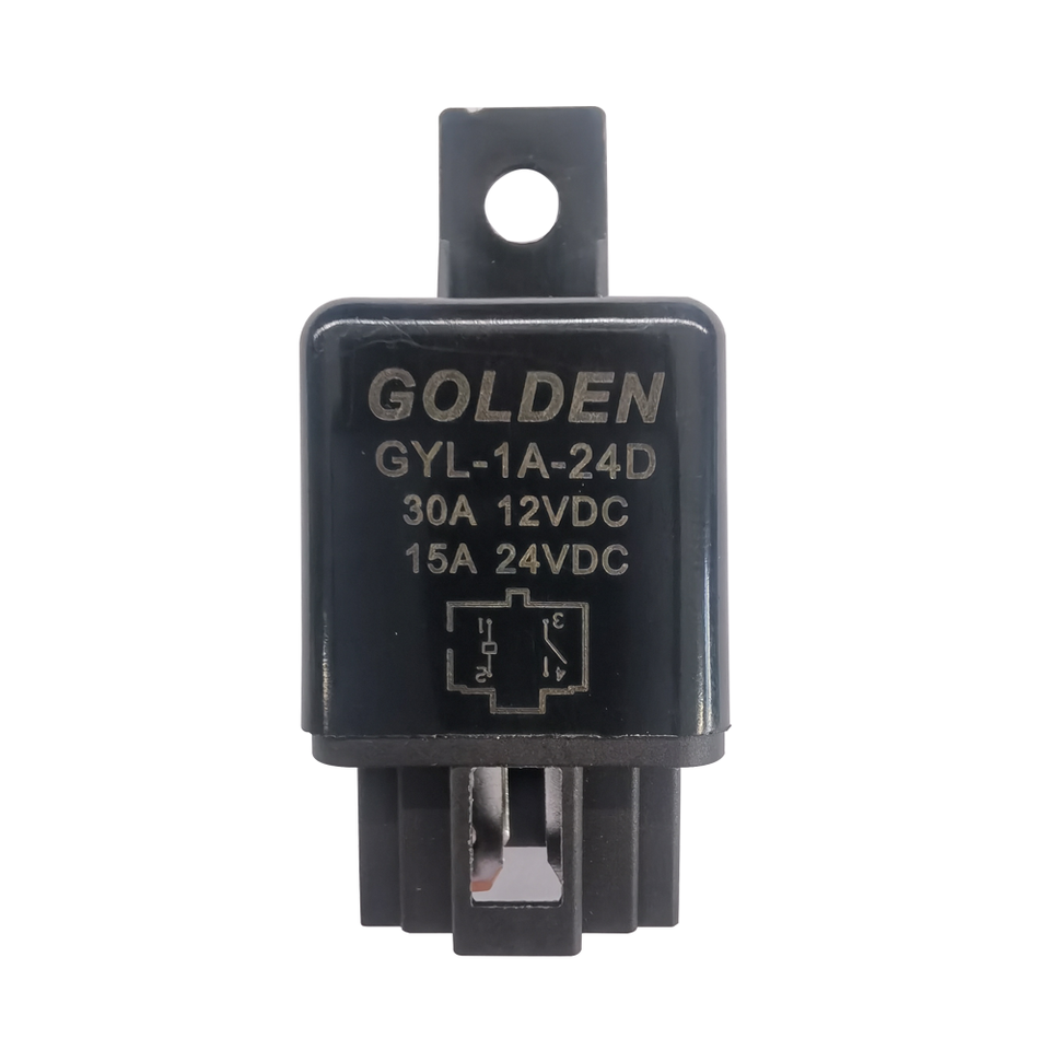 Golden Relays GYL-1A-24D 15A 30A 14VDC 28VDC Small Relay 4pins SPDT ...