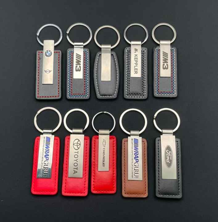 Wholesale Custom Key Chains - PU Leather with Sublimation
