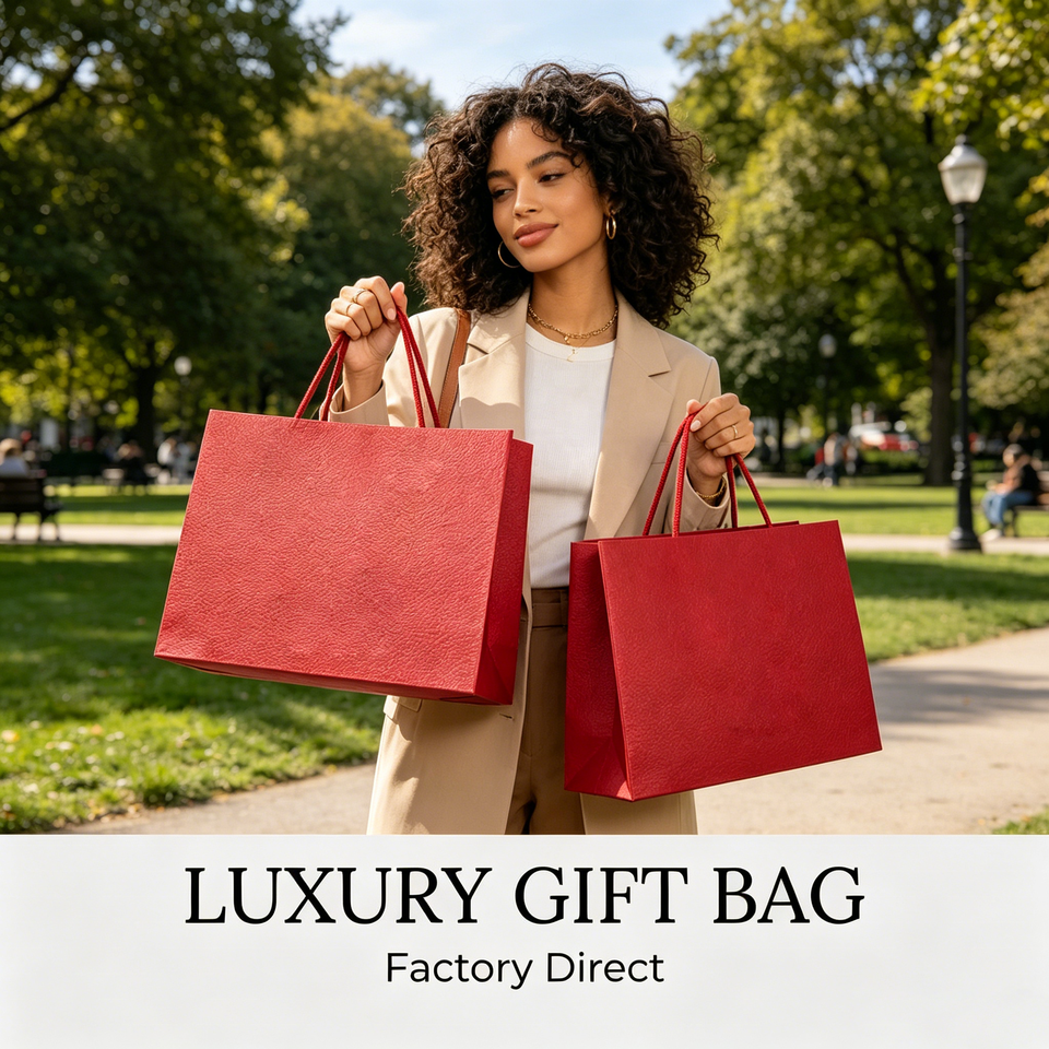 YIpin Yinji Red Texture Custom Logo Bags Matte Red Litchi Bags Luxury ...