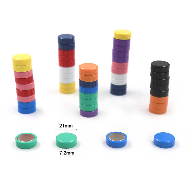 Wholesale Strong Round Fridge Whiteboard Magnets Reusable White Board ...