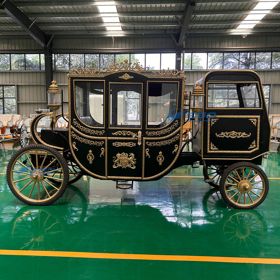 2026 New Electric Royal Horse Carriage Royal Sightseeing Wedding ...