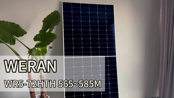 WERAN Roof Solar Cell Panels - 565W Monocrystalline Power