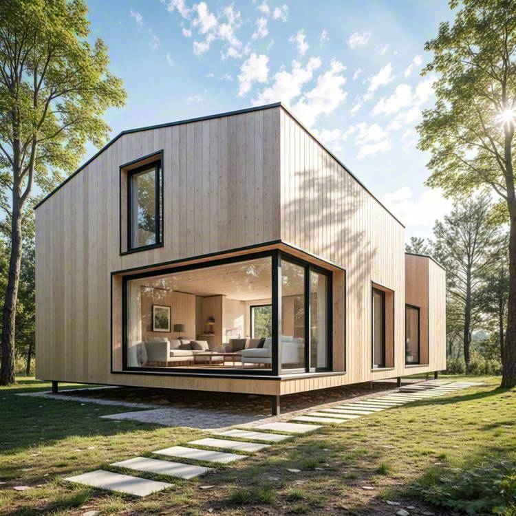 SIP House Kits - Cottage Kits with Steel Frame & EPS Panels