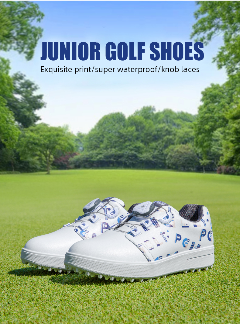 PGM XZ241 premium grade golf shoes customizable kids high end golf ...