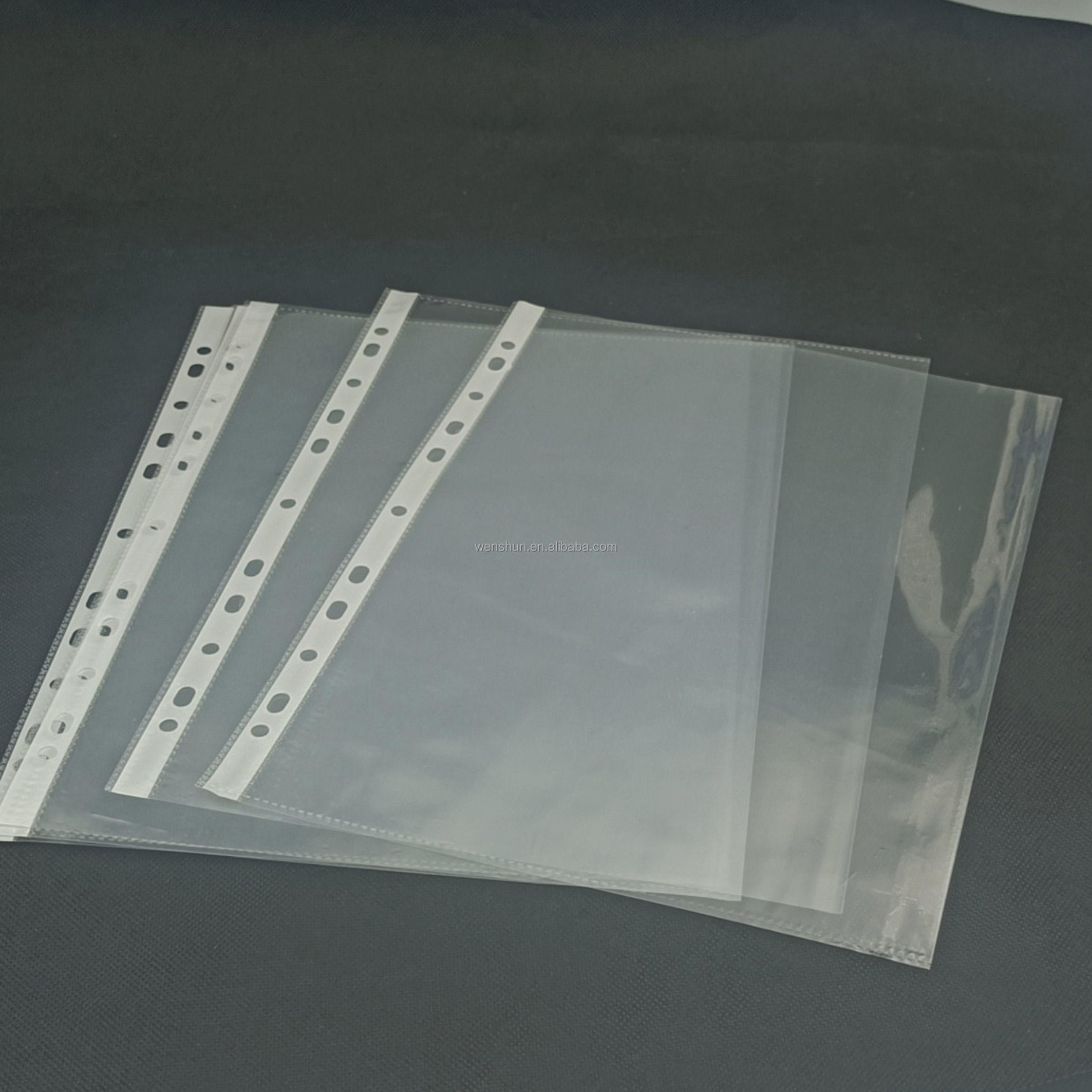 Best Selling 11 Hole A4 Sheet Protector - PP Transparent Folder 40micron