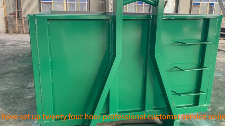 Commercial Dumpster Hook Lift Bin Garbage Container Hook-Lift Bin Trash ...