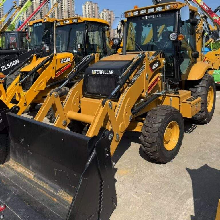 9Ton Cat420F Used Loader Second Hand Backhoe Loader for Earthmoving ...