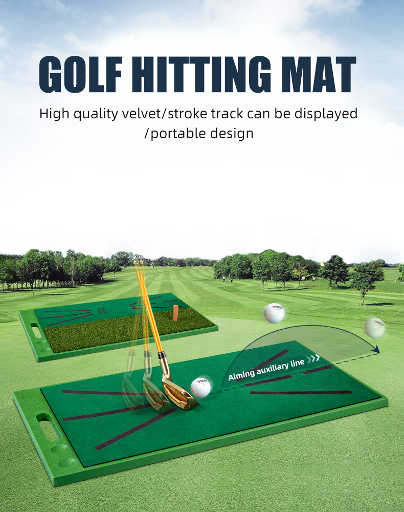 PGM DJD033 chipping golf training mat indoor hitting mini impact golf ...