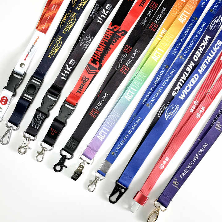 Customized Logo Lanyards - Durable, Colorful, and Eco-friendly