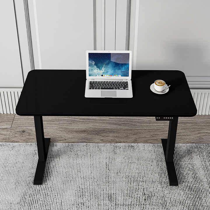 Single motor electric adjustable standing desk height adjustable table ...