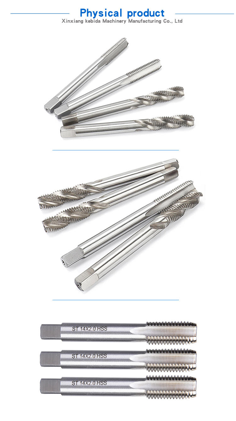 HSS spiral straight groove thread drill M thread tap Products from ...