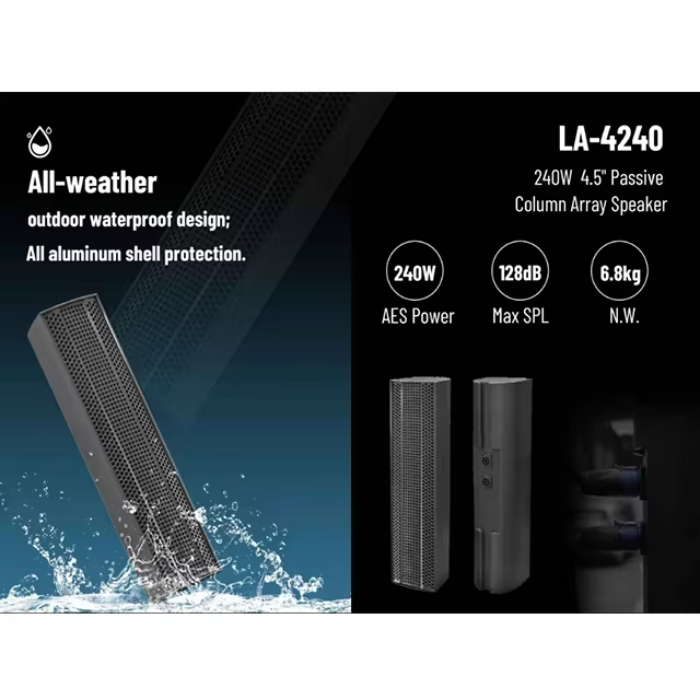Compact Linear Sound Column Array Speaker System Multipurpose Compact ...